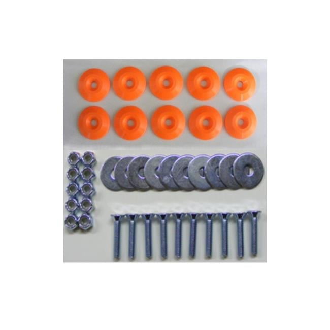 Dominator Racing Products DOM1200-A-FLO-OR Body Bolt Kit Flou Allen ...