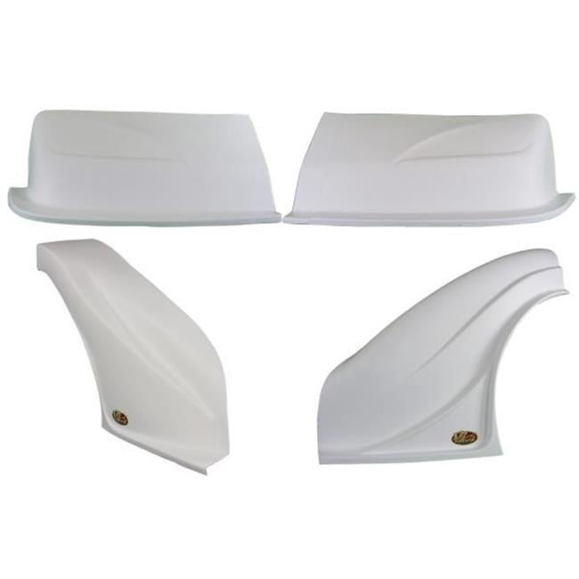 Dominator Racing Products Late Model Nose Kit, White - Walmart.com