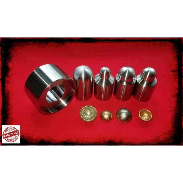 Doming Tool Kit, 4 Pin Sizes, Coin Ring Tools - Walmart.com