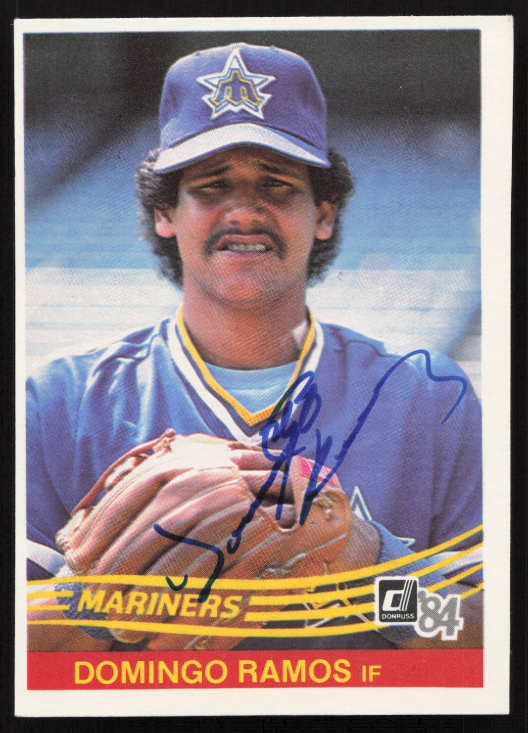 Domingo Ramos Autographed 1984 Donruss Card #440 Seattle Mariners SKU ...