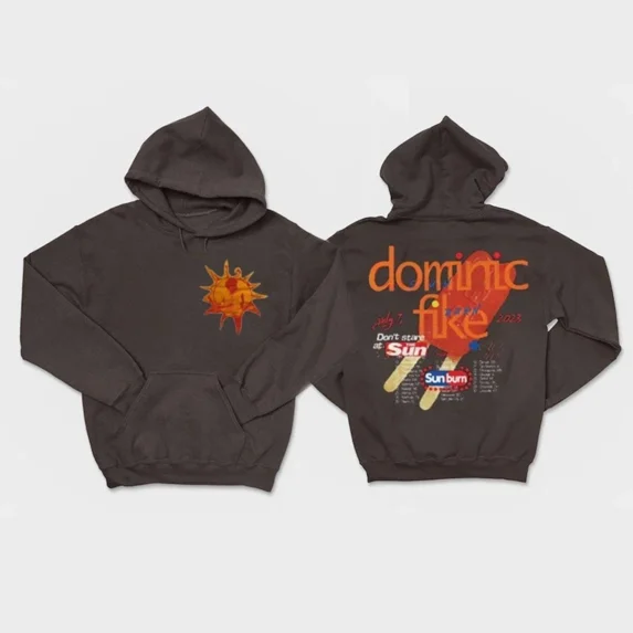 Dominic Fike Band Don't Stare At The Sun Tour Hoodie - Walmart.com