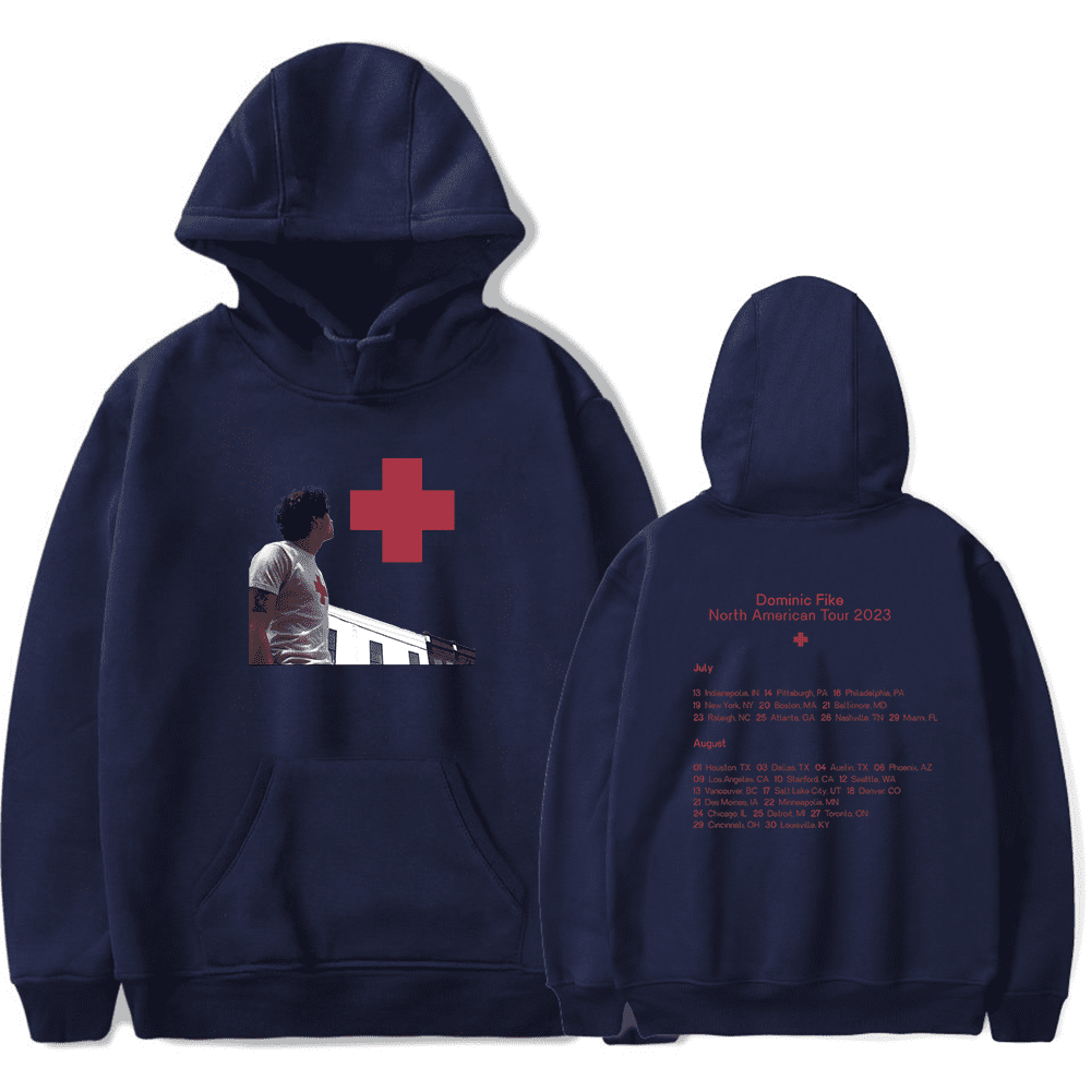 Dominic Fike Merch Hoodie North American Tour 2023 Streetwear Women Men ...