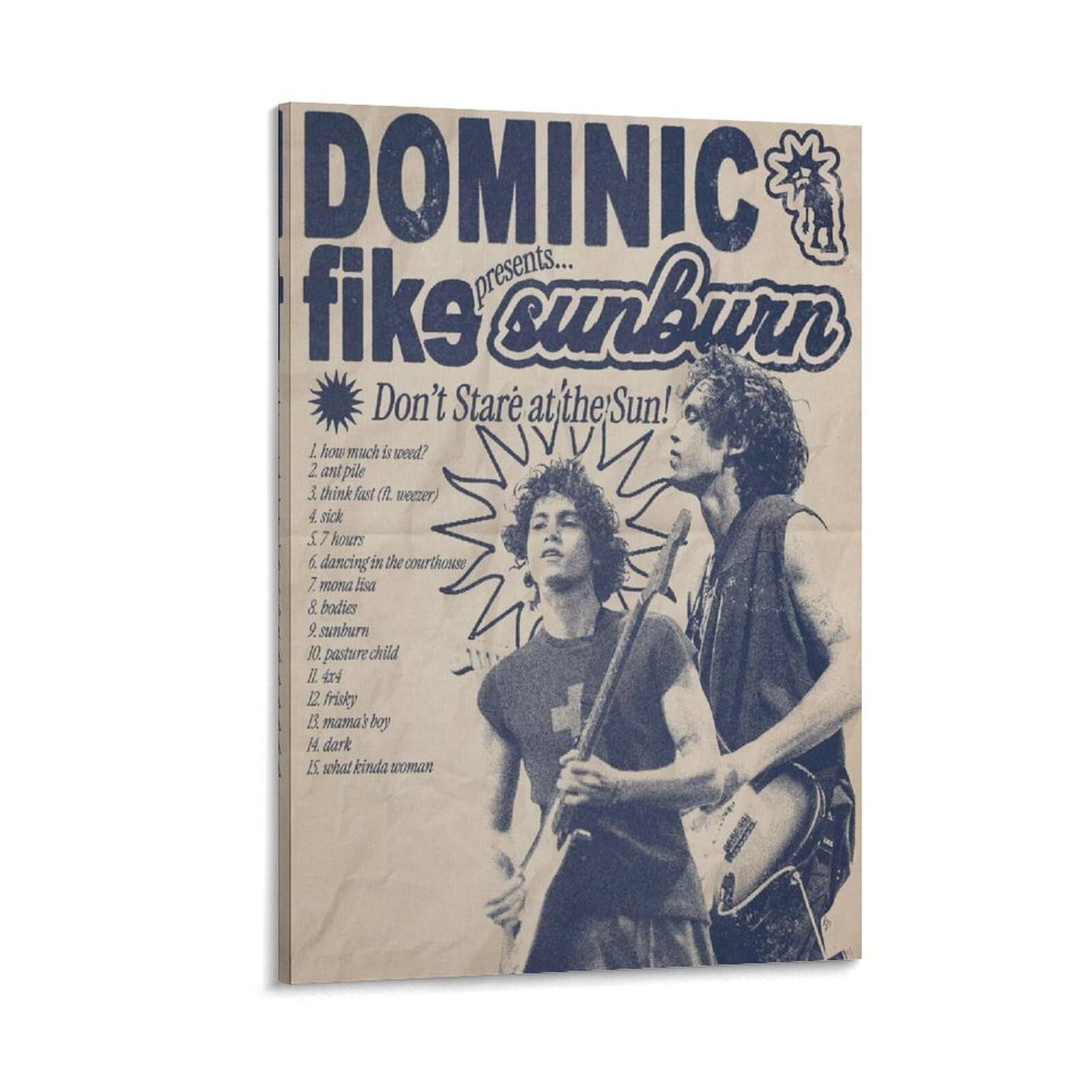 Dominic Fike Music Poster 15 Canvas Wall Art Poster Decorative Bedroom ...