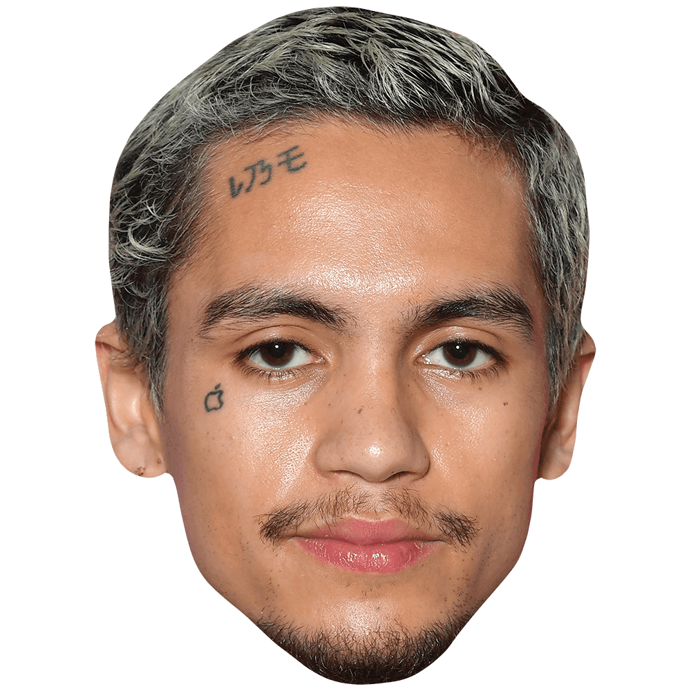 Dominic Fike (Tattoos) Big Head. Larger than life mask. - Walmart.com