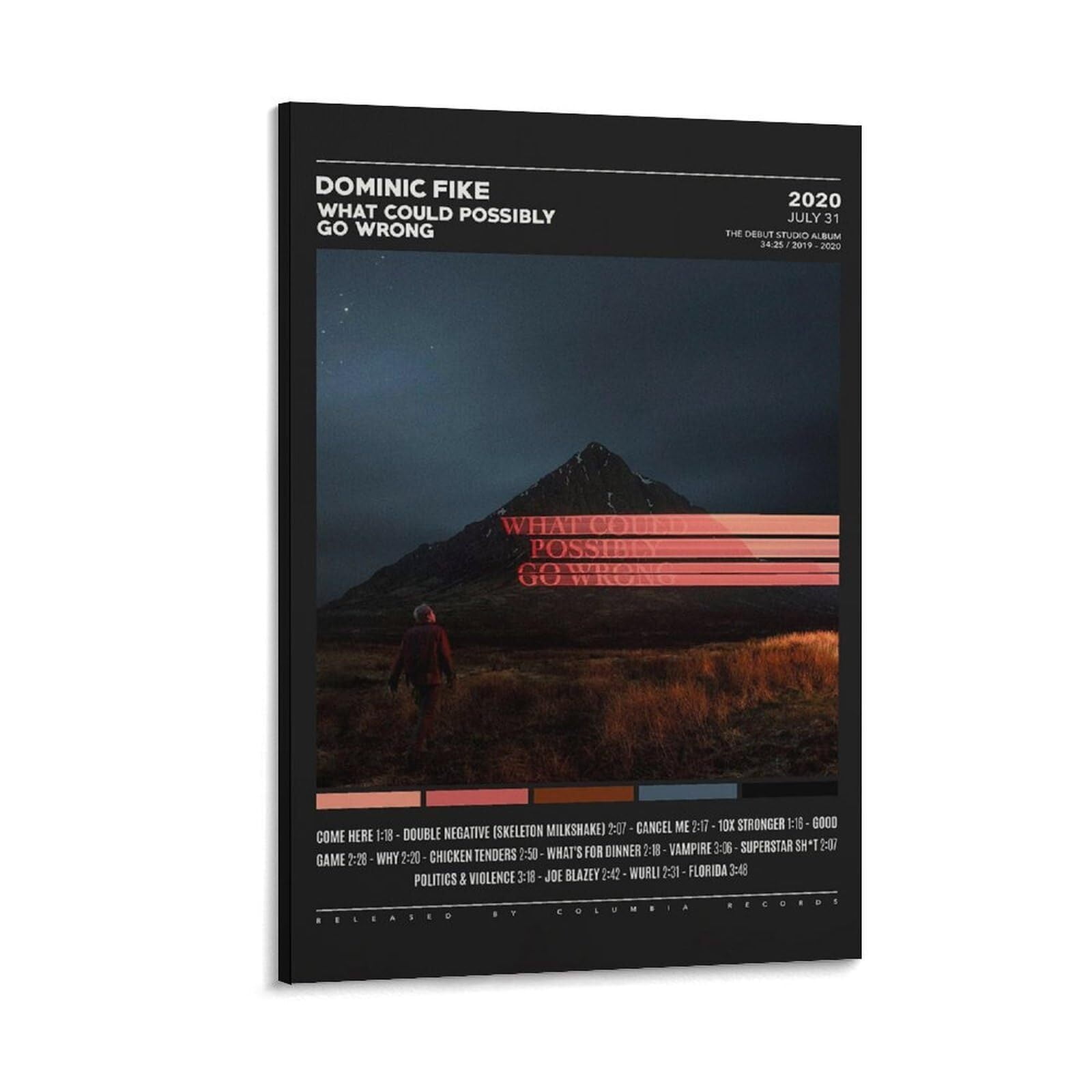 Dominic Posters Fike What Could Possibly Go Wrong Album Cover Canvas ...