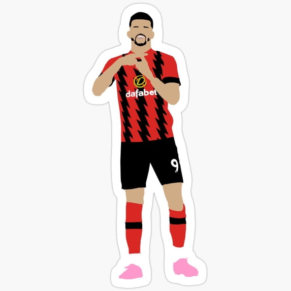 Dominic Solanke - Afc Bournemouth Sticker Phone Decal Water Bottle ...