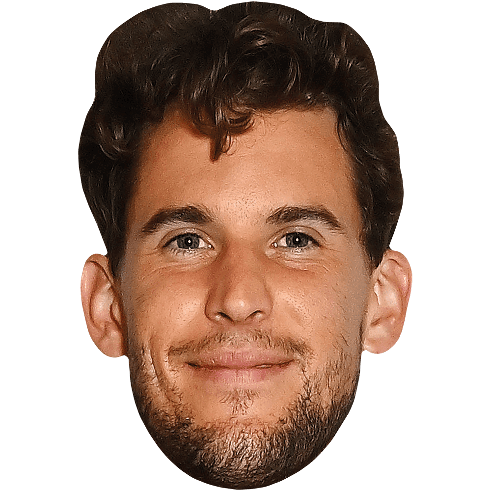 Dominic Thiem (Beard) Flat Cardboard Face - Walmart.com