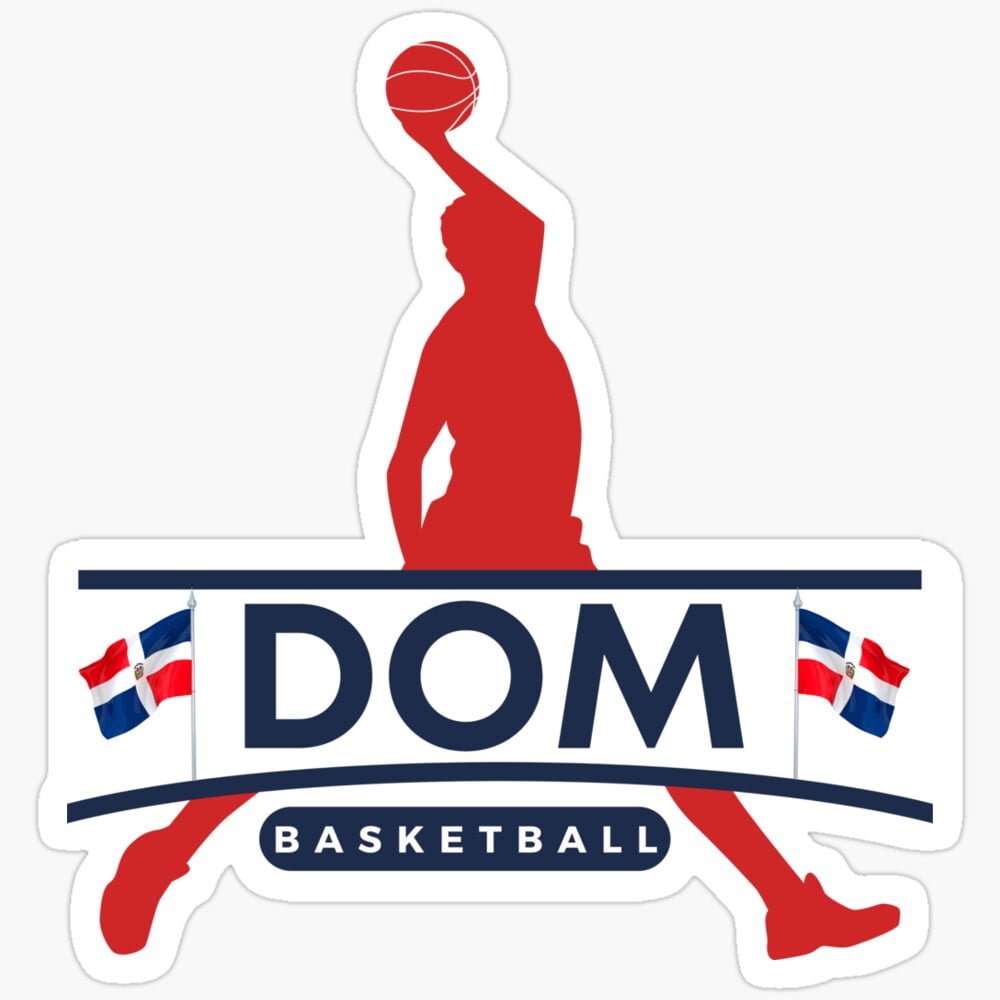 Dominican Basketball - Dom Sticker Baseball Sticker, Football Sticker, Basketball Sticker, Sport ...