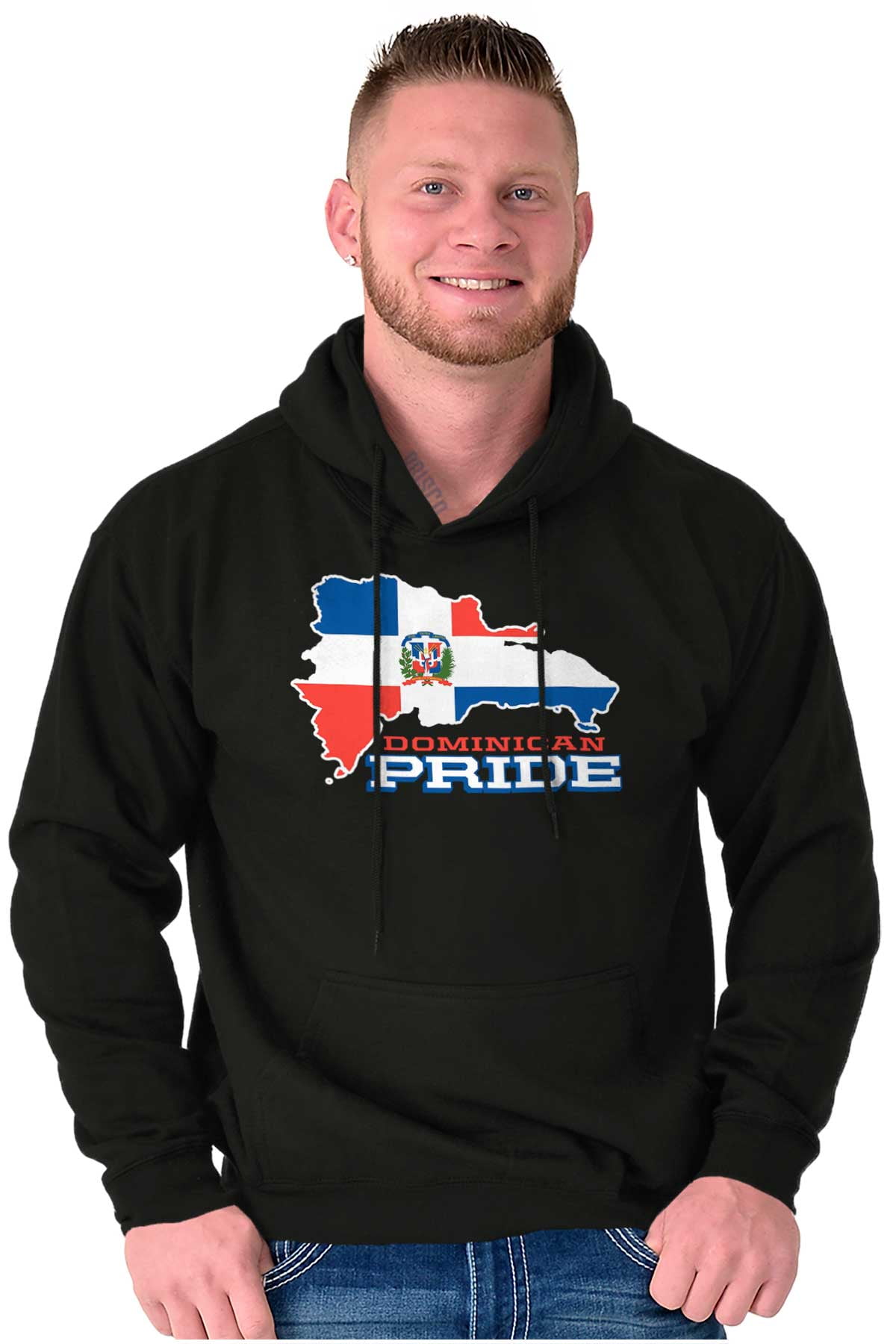Dominican Pride Parade Country Flag Hoodie Sweatshirt Women Men Brisco ...