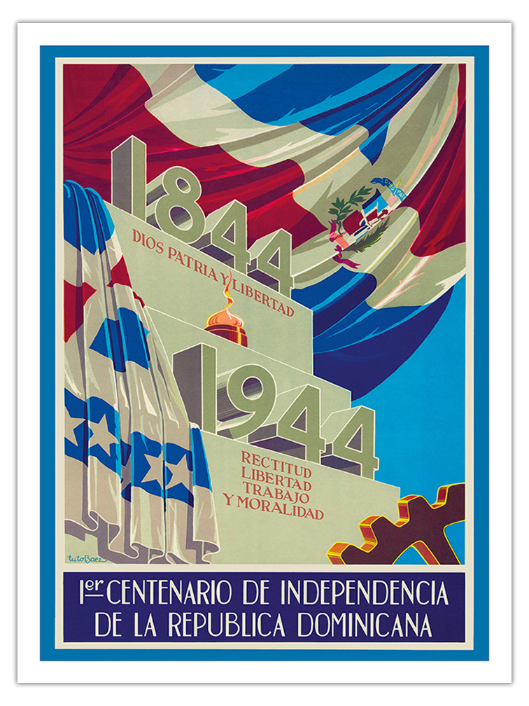 Dominican Republic - 1844-1944 - 1er Centenario de Independencia (1st ...
