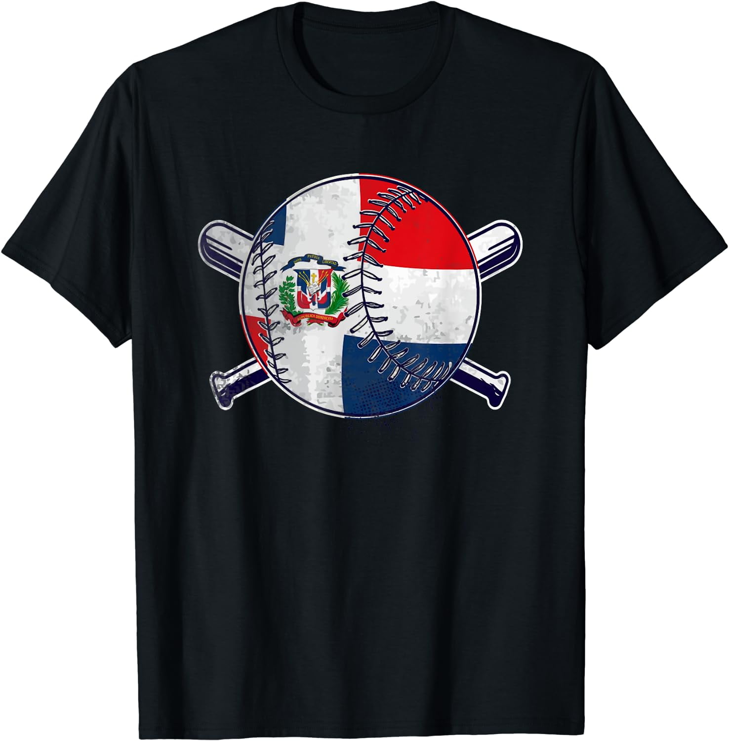 Dominican Republic Baseball Dominicana T-Shirt Black - Walmart.com