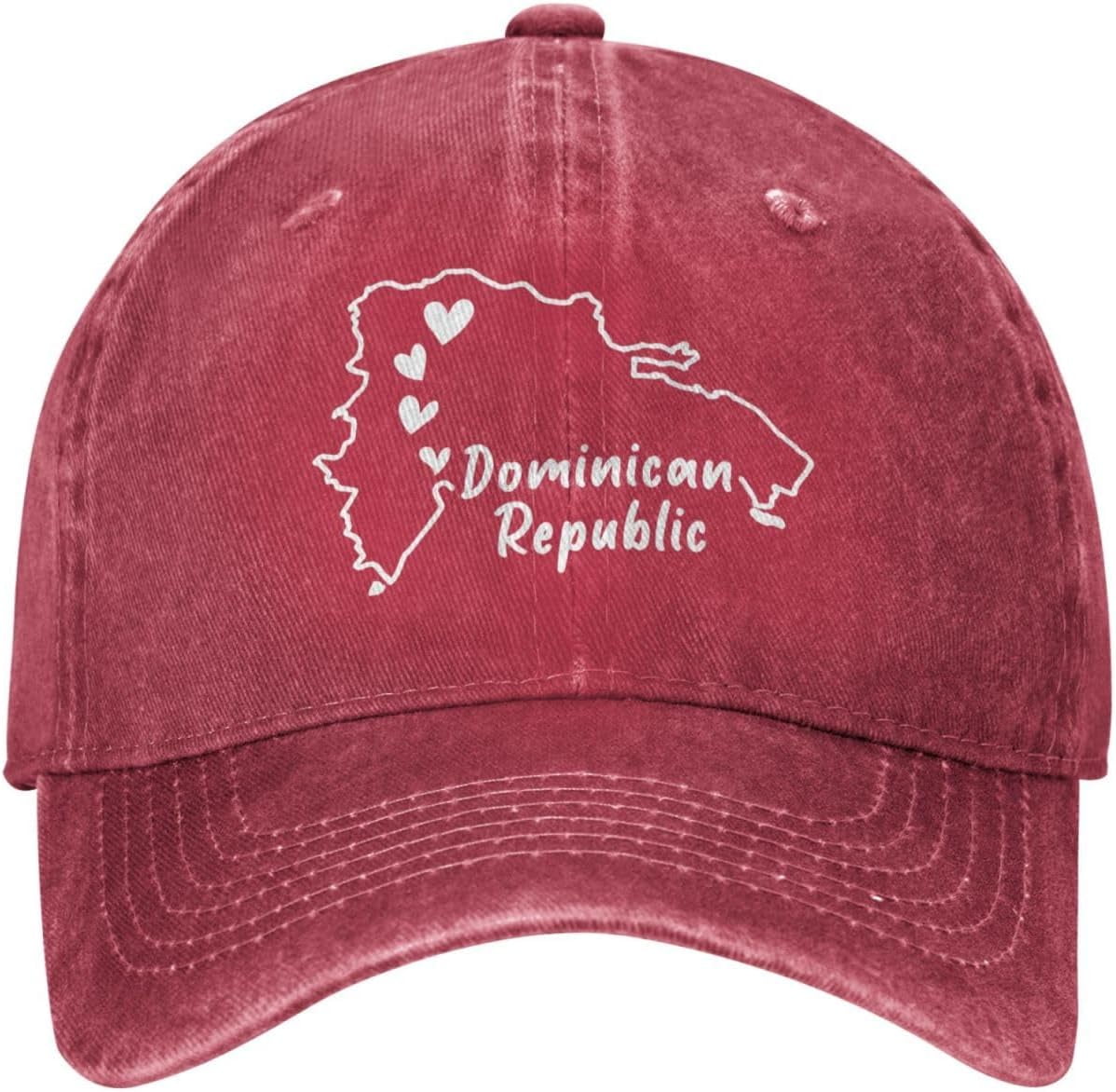 Dominican Republic Cowboy Hat Unisex Funny Graphic Adjustable Casquette ...