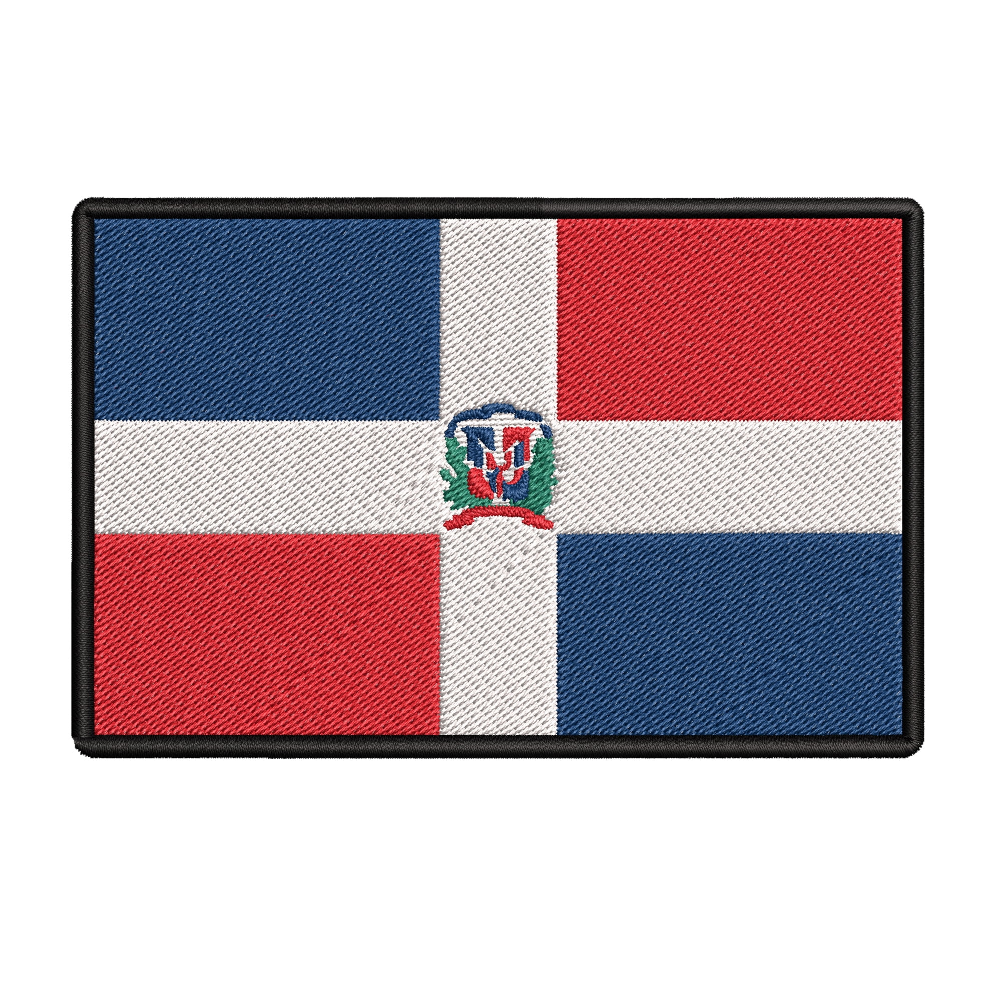 Dominican Republic Flag Embroidered Iron-on Patch - Walmart.com