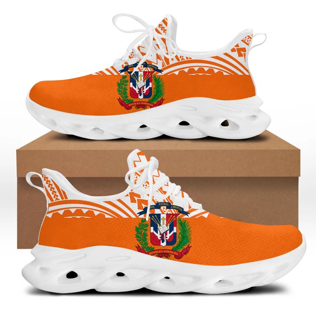 Dominican Republic Flag Print Ladies Vulcanized Shoes Fall Winter Lace ...