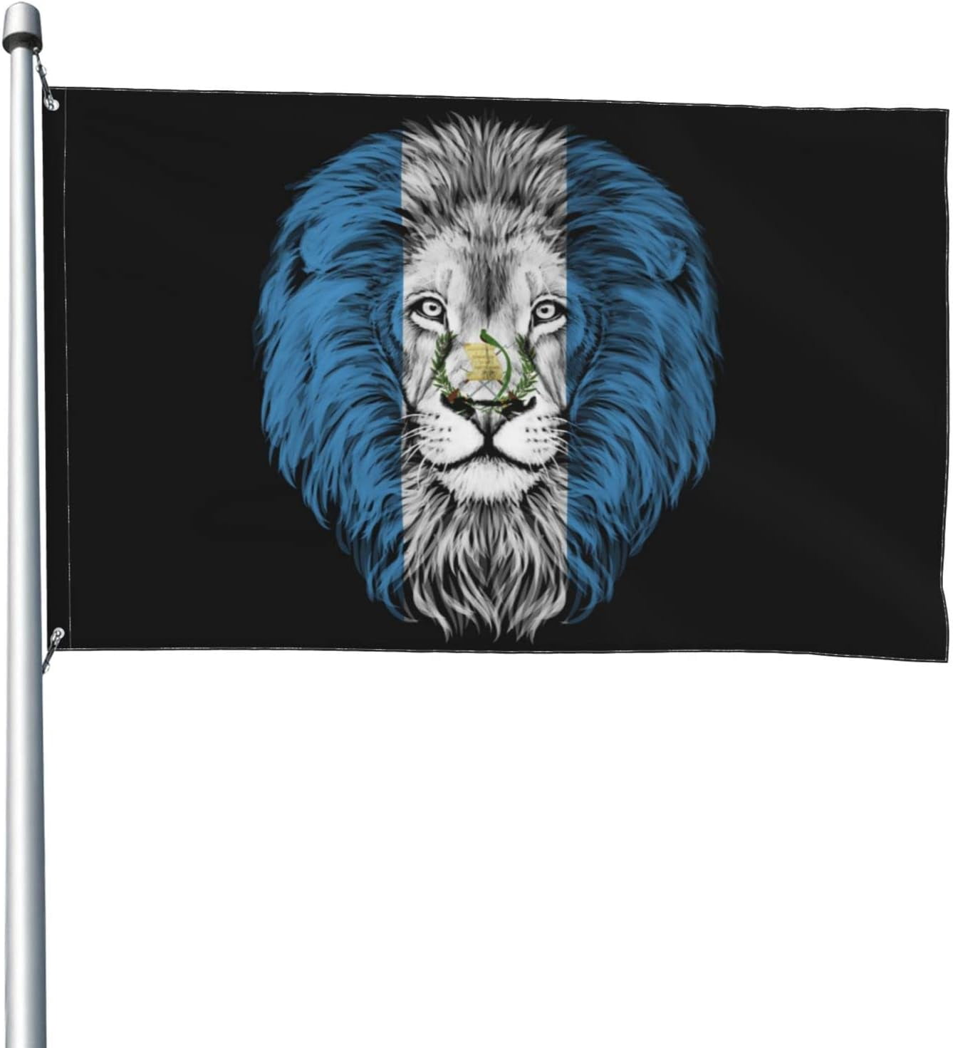 Dominican Republic Flag Rose Flags 4x6 Ft Banner Patio Lawn & Garden ...