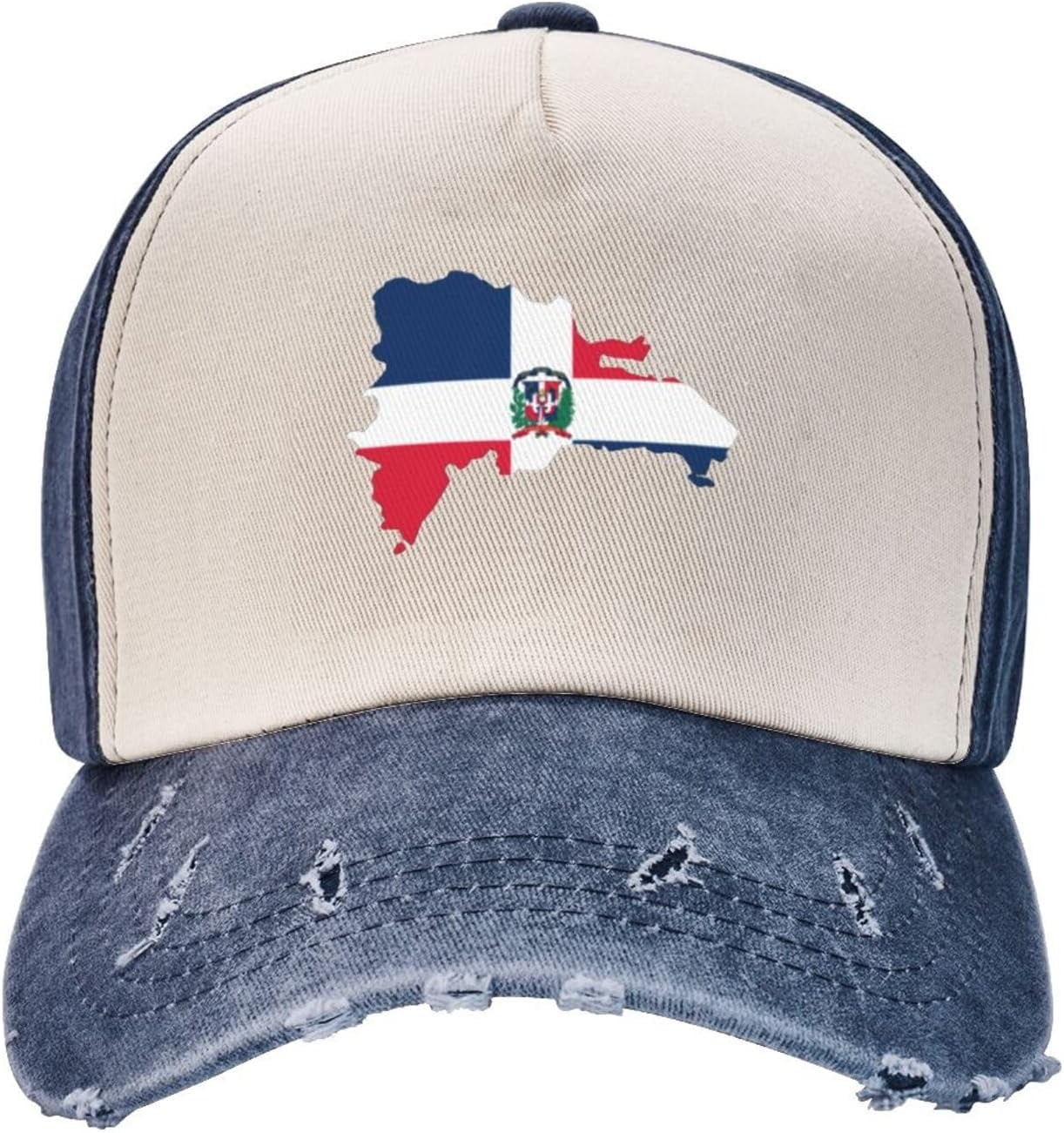 Dominican Republic Map Flag Upgrade Your Style with Funny Adjustable ...