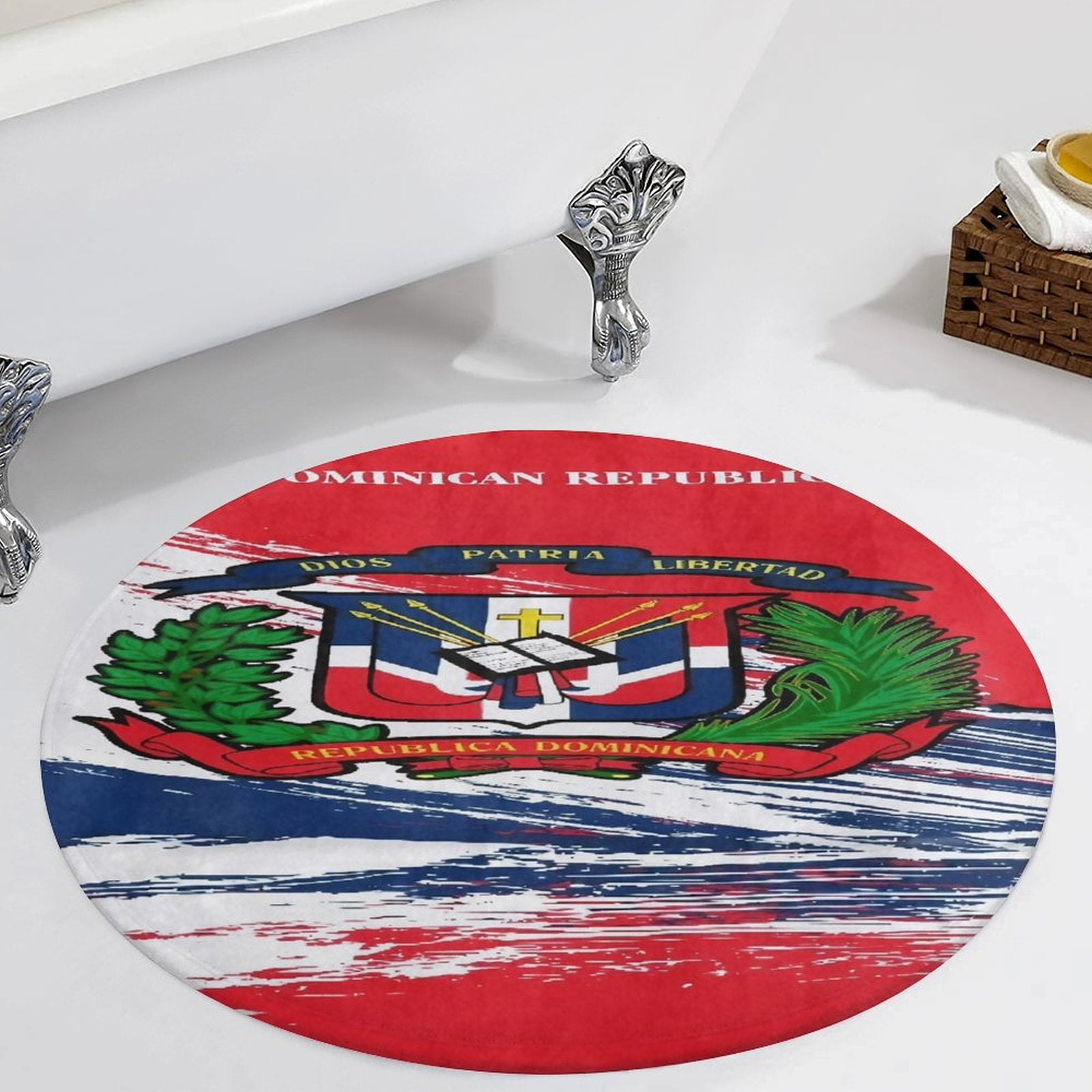 Dominican Republic Round Carpet Circle Rug Outdoor Patio Area Rug ...