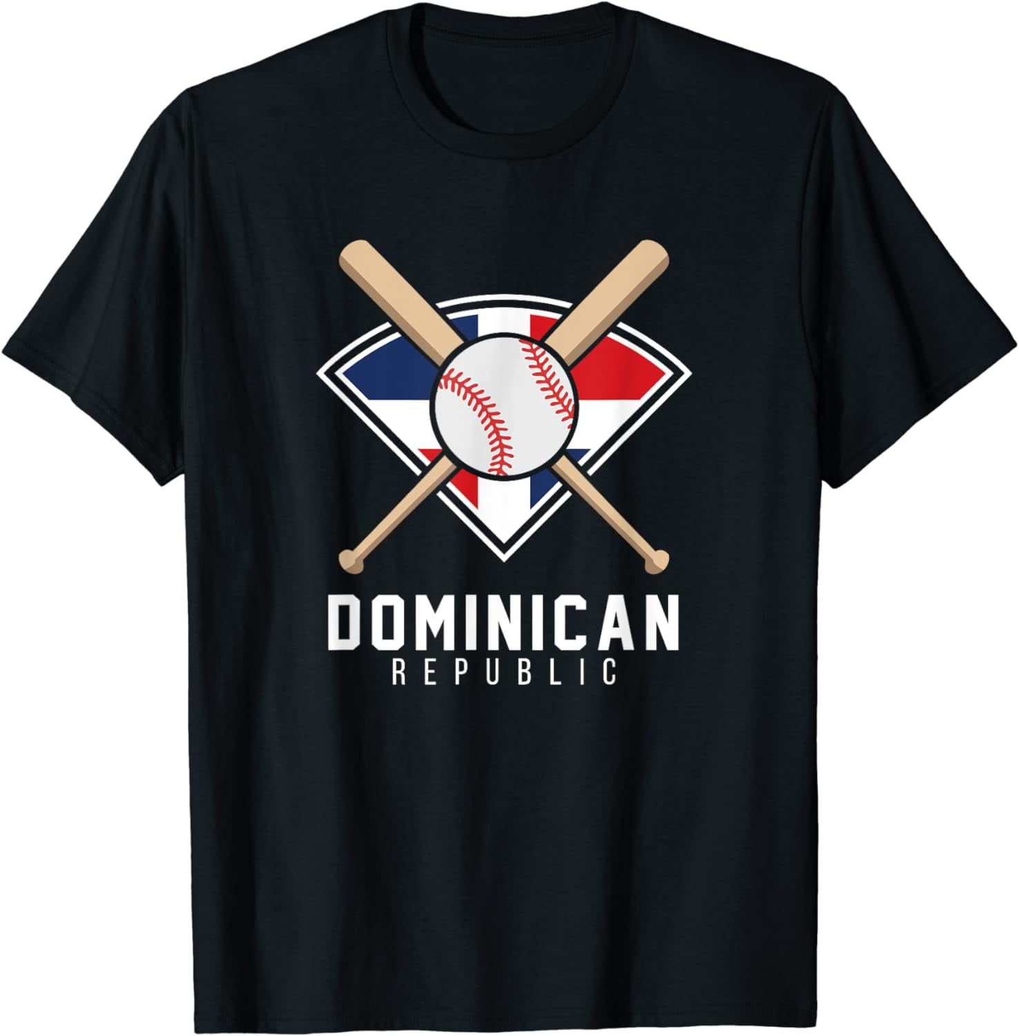 Dominican Republic Team T Shirt Flag Patriotic Beisbol - Walmart.com