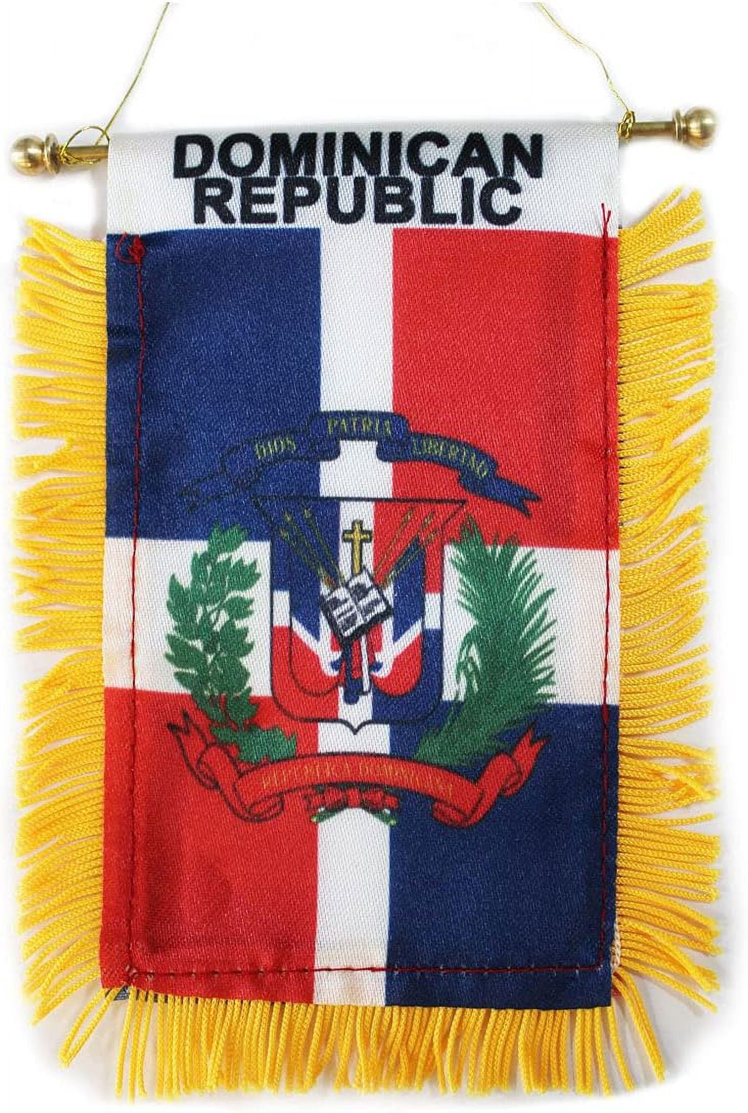 Dominican Republic - Window Hanging Flag - Walmart.com
