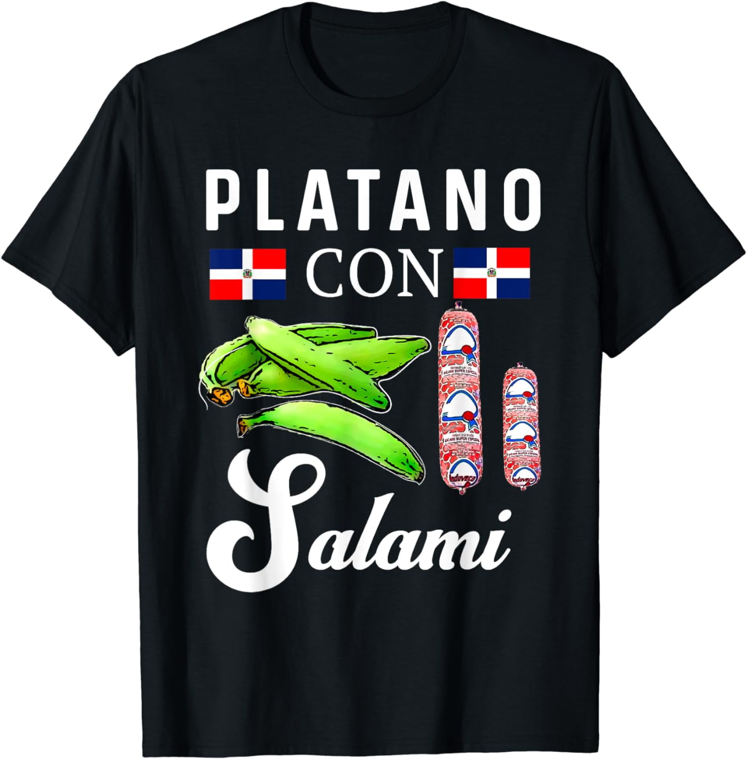 Dominicana Flag RD Dominican Republic Food Mangu Plantain T-Shirt ...
