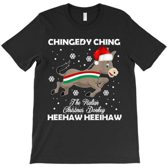 Dominick The Christmas Donkey Funny Italian Holiday Gift Graphic ...