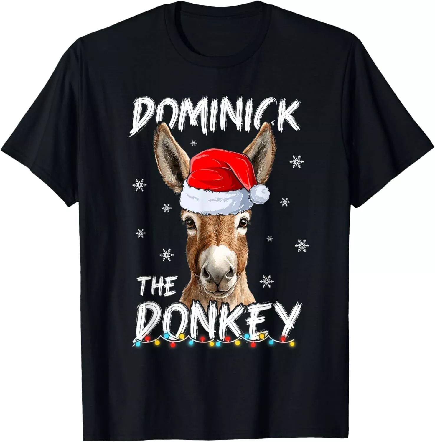 Dominick The Donkey Christmas Funny Xmas Donkey Lover T-Shirt Hoodie ...
