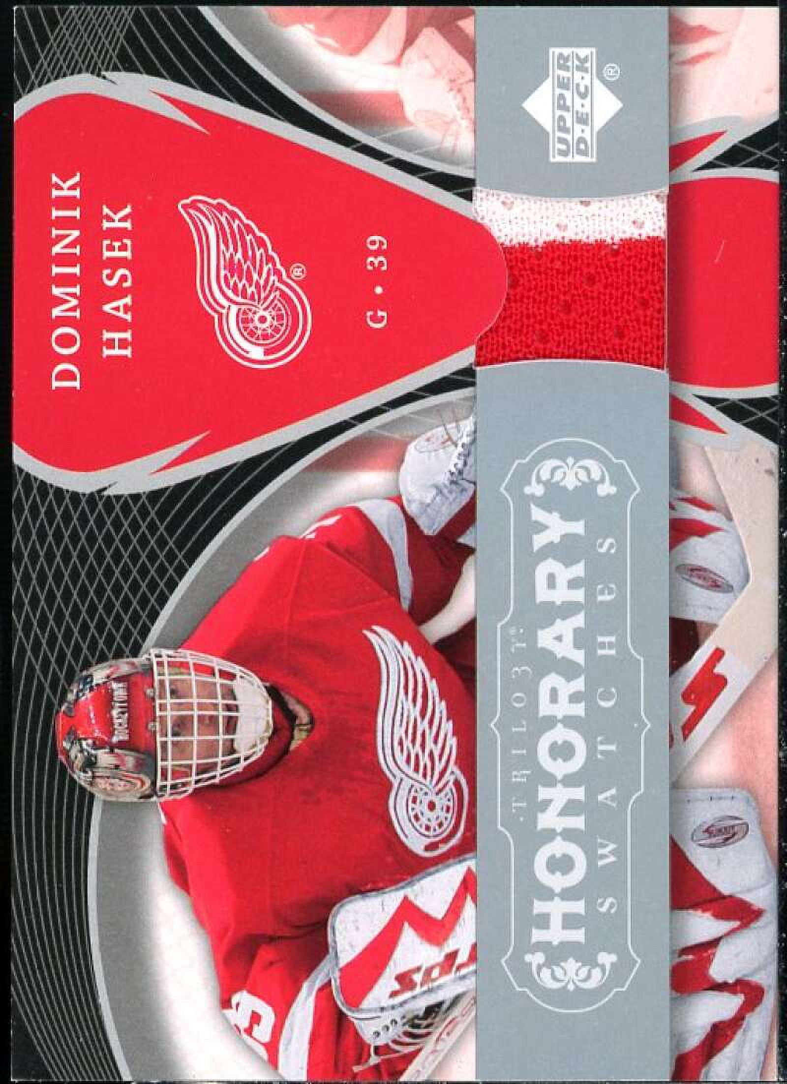 Dominik Hasek Card 2007-08 Upper Deck Trilogy Honorary Swatches #HSHA ...