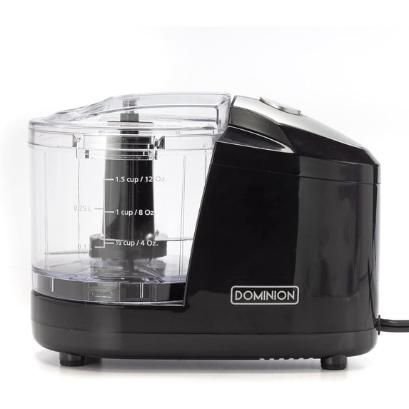 1.5 Cup - Electric Mini Food Chopper - Vegetable & Fruit Cutter ...