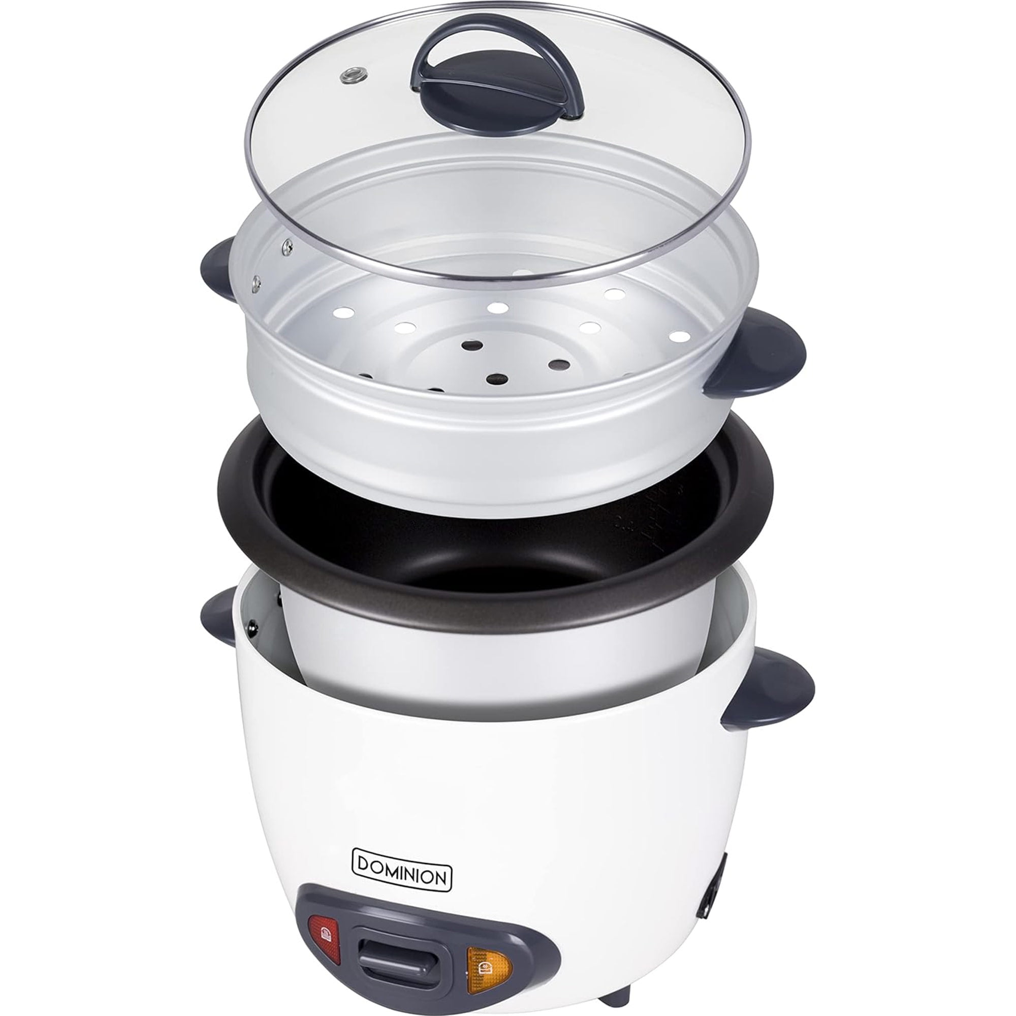 Dominion 24 Cup Cooked (12 Uncooked) Rice Cooker wtih Removable ...
