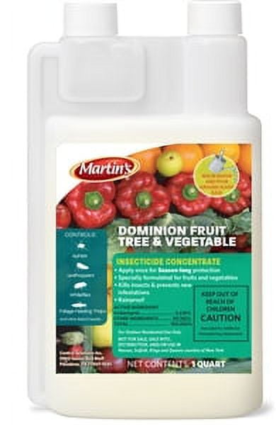 Control Solutions Dominion Fruit Tree Vegetable Insecticide, 1 Quart ...