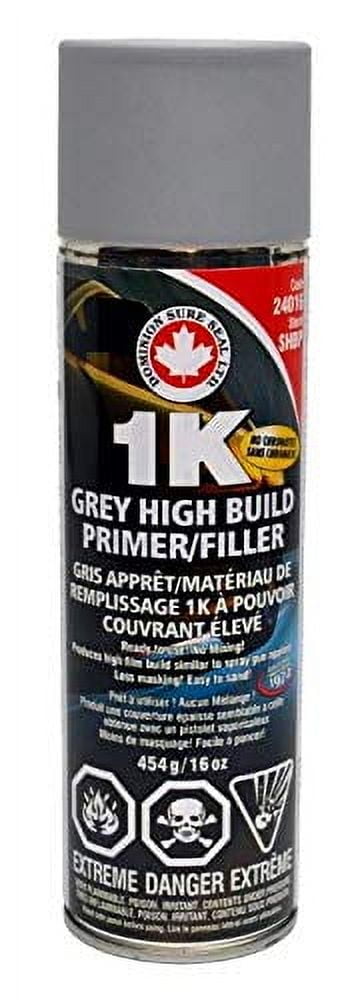 Dominion Sure Seal 24016 High Build 1K DTM Gray Aerosol Primer/Filler ...