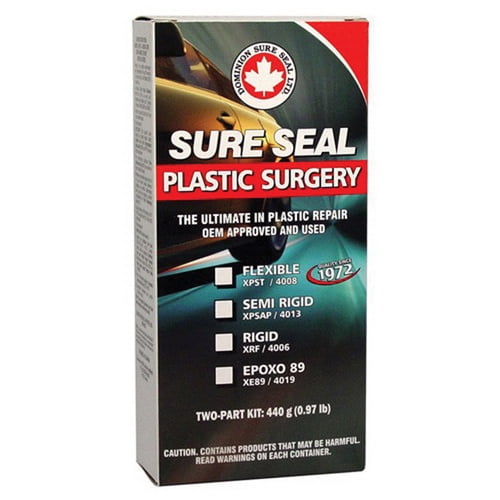 Dominion Sure Seal 4008 Flexible Epoxy Plastic Repair Adhesive Filler ...