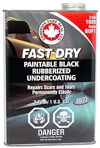 Dominion Sure Seal BUF1 Super Protector Black Fast Dry Undercoating ...