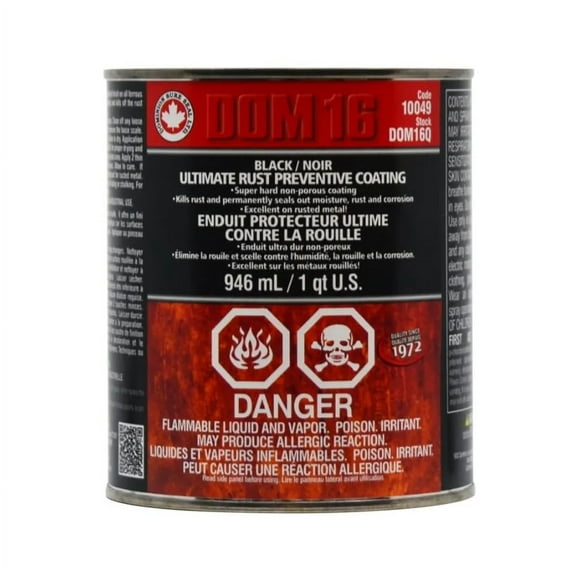 Dominion Sure Seal - DOM16 Ultimate Rust Preventative Coating Black ...