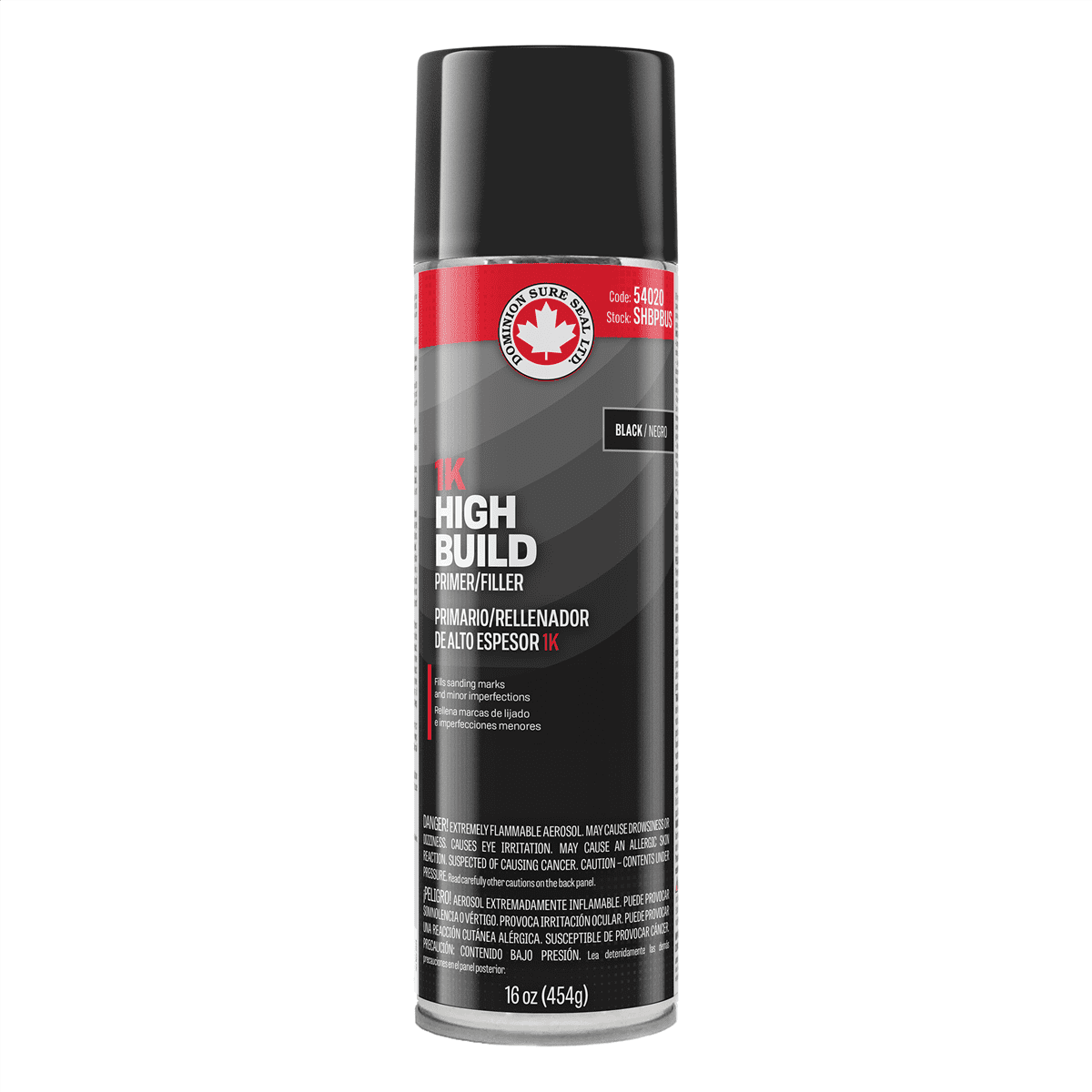 Dominion Sure Seal 1K HIGH BUILD PRIMER/FILLER - Black - Walmart.com