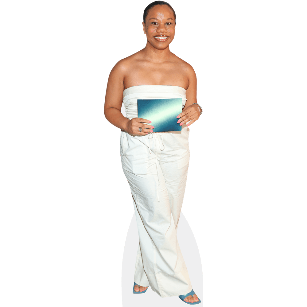 Dominique B. Fluker (White Outfit) Mini Size Cutout. Standee. - Walmart.com