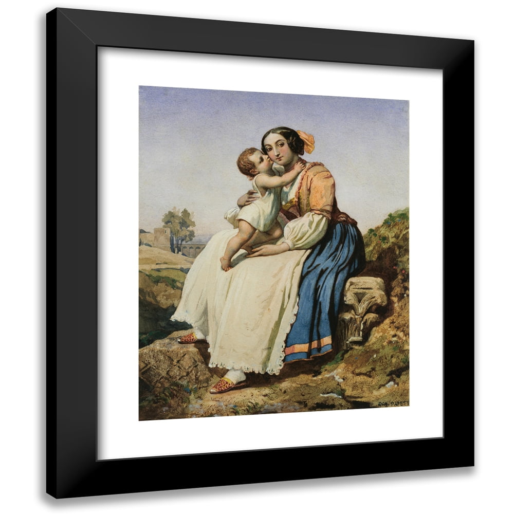 Dominique Louis Papety 12x14 Black Modern Framed Museum Art Print ...