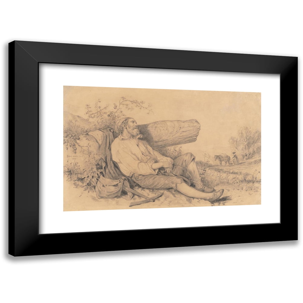 Dominique Louis Papety 18x13 Black Modern Framed Museum Art Print ...