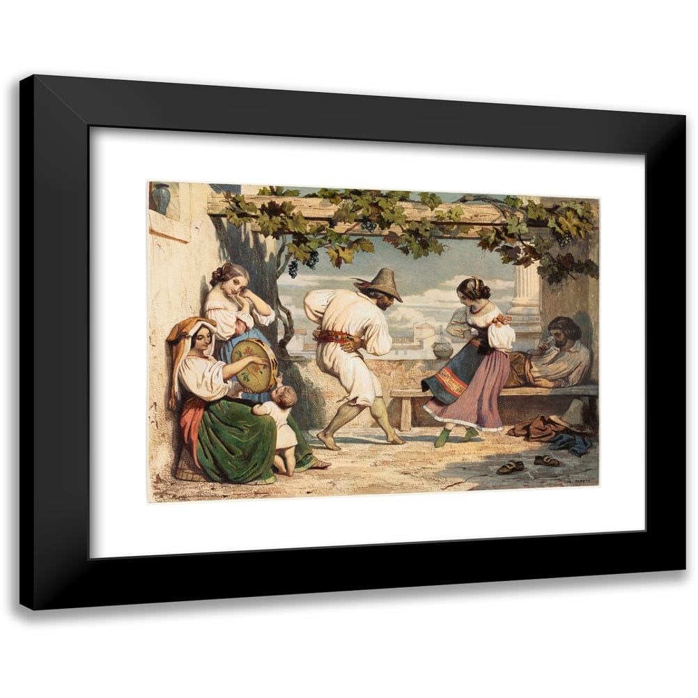 Dominique Louis Papety 24x18 Black Modern Framed Museum Art Print ...