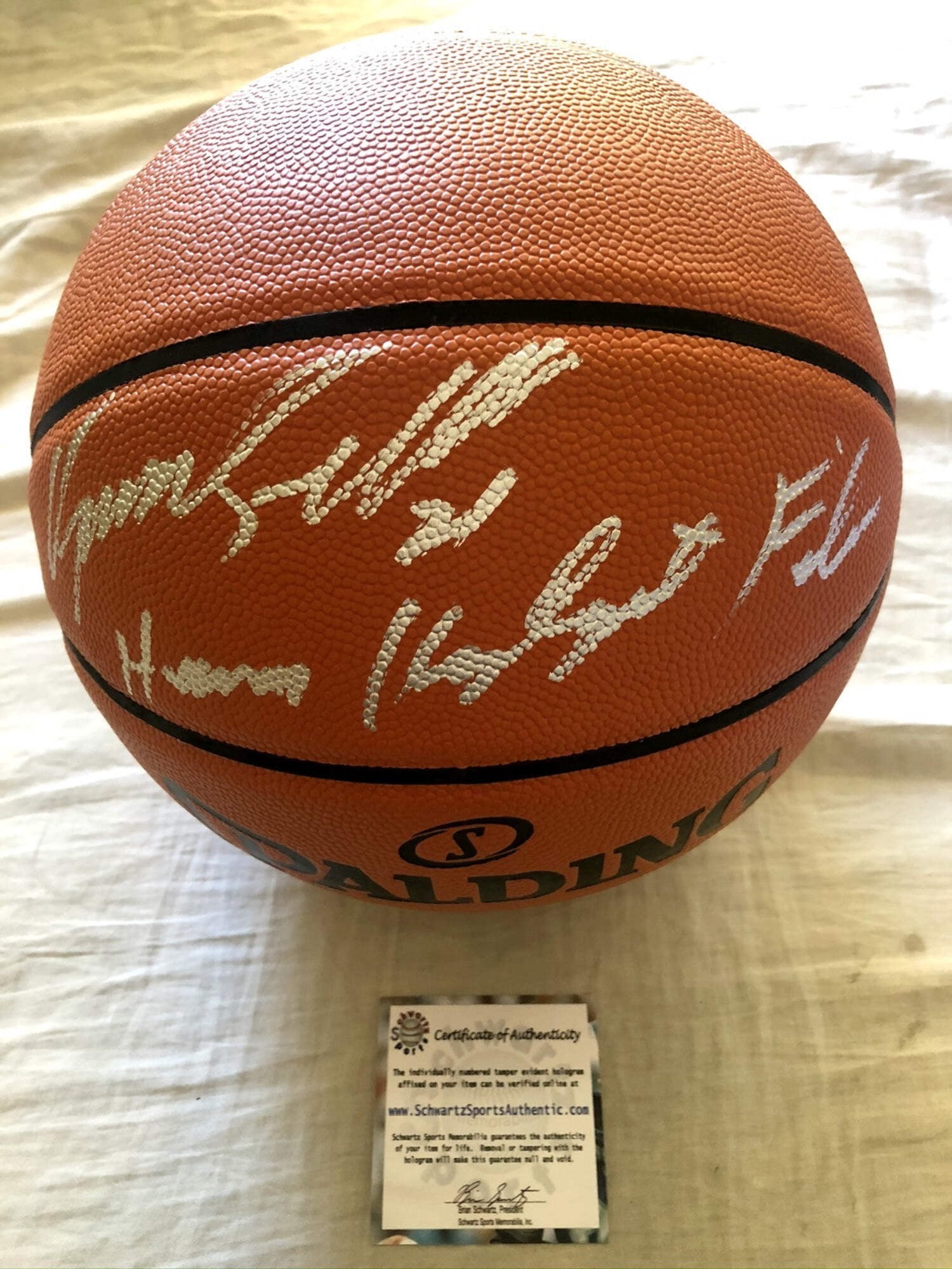 Dominique Wilkins (Atlanta Hawks) autographed NBA basketball inscribed ...