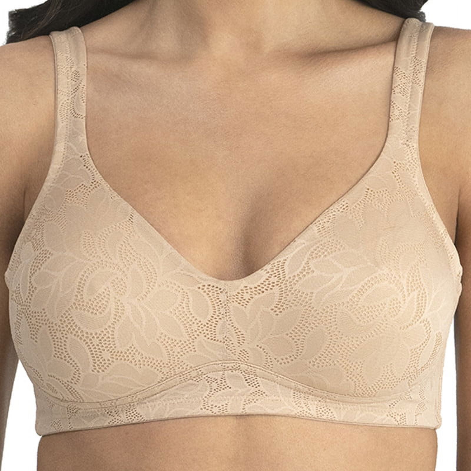 Dominique Women's Jolie Wire Free Jacquard Soft Cup Minimizer Bra (32A-44G) #6018 - Mocha - 44G ...