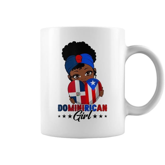 Dominirican Girl Puerto Rico Dominican Republic Flag Pride - Walmart.com