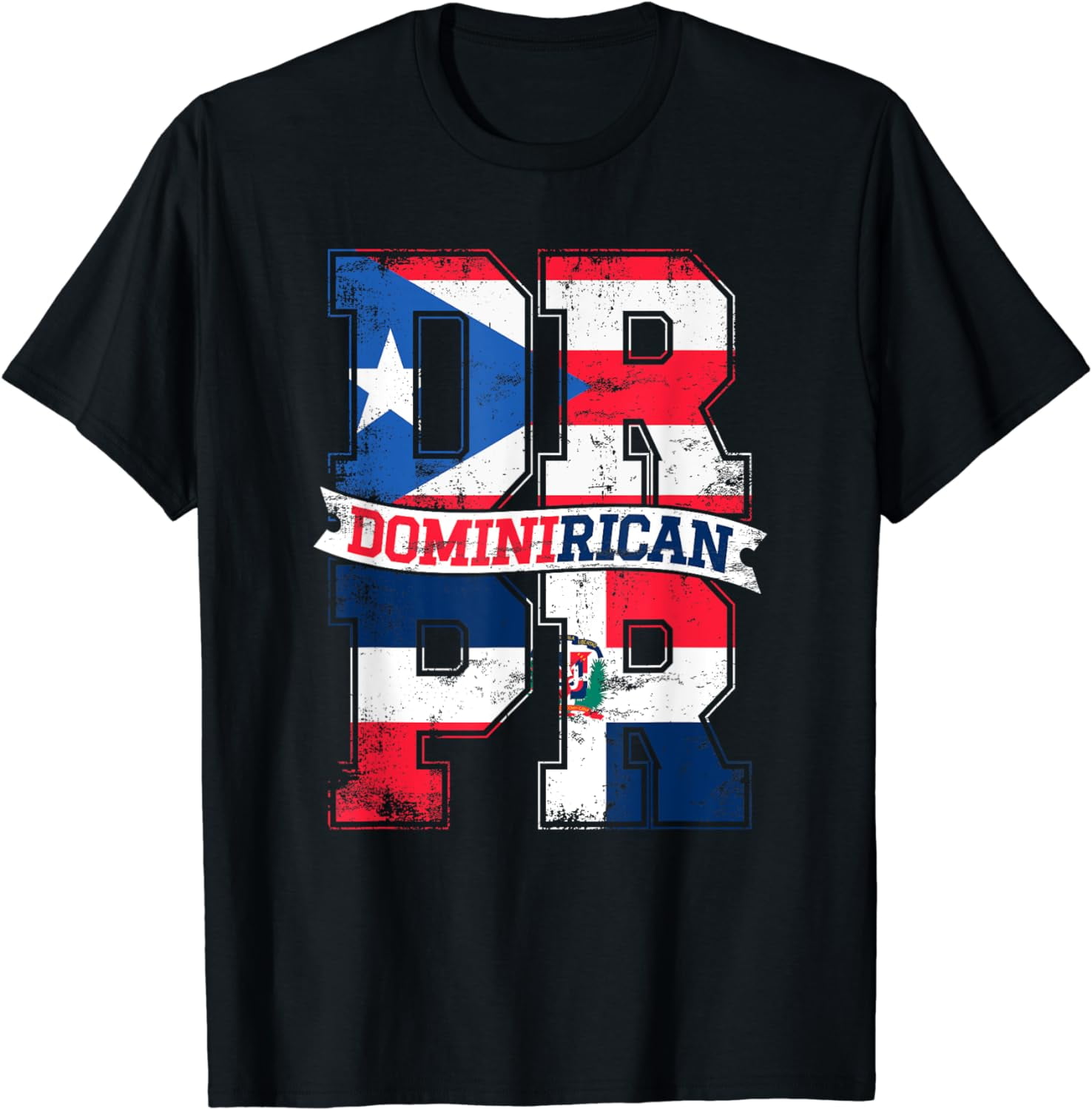Dominirican Puerto Rico and Republica Dominicana Pride Shirt T-Shirt ...