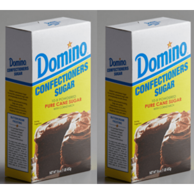 Domino 1 lb. 10X Confectioners Sugar Pack of 2 - Walmart.com