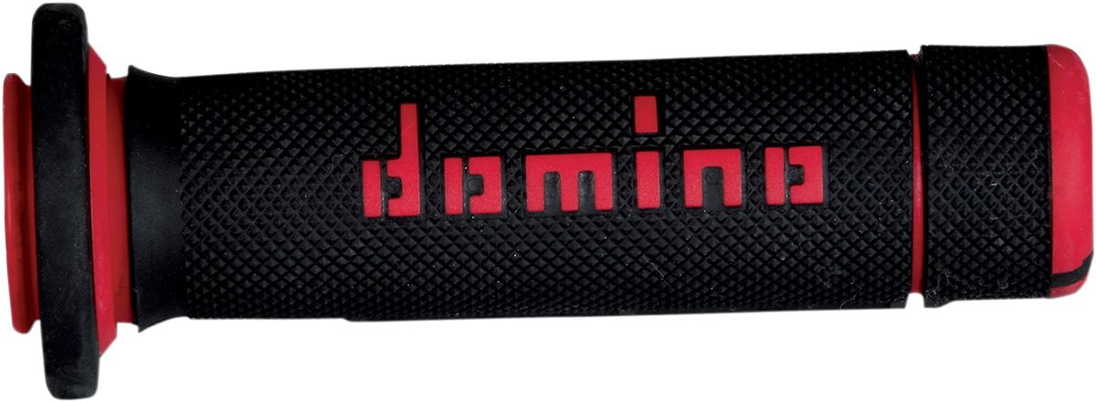 Domino ATV Thumb Throttle Black/Red Handlebar Grips (A18041C4240A7-0 ...