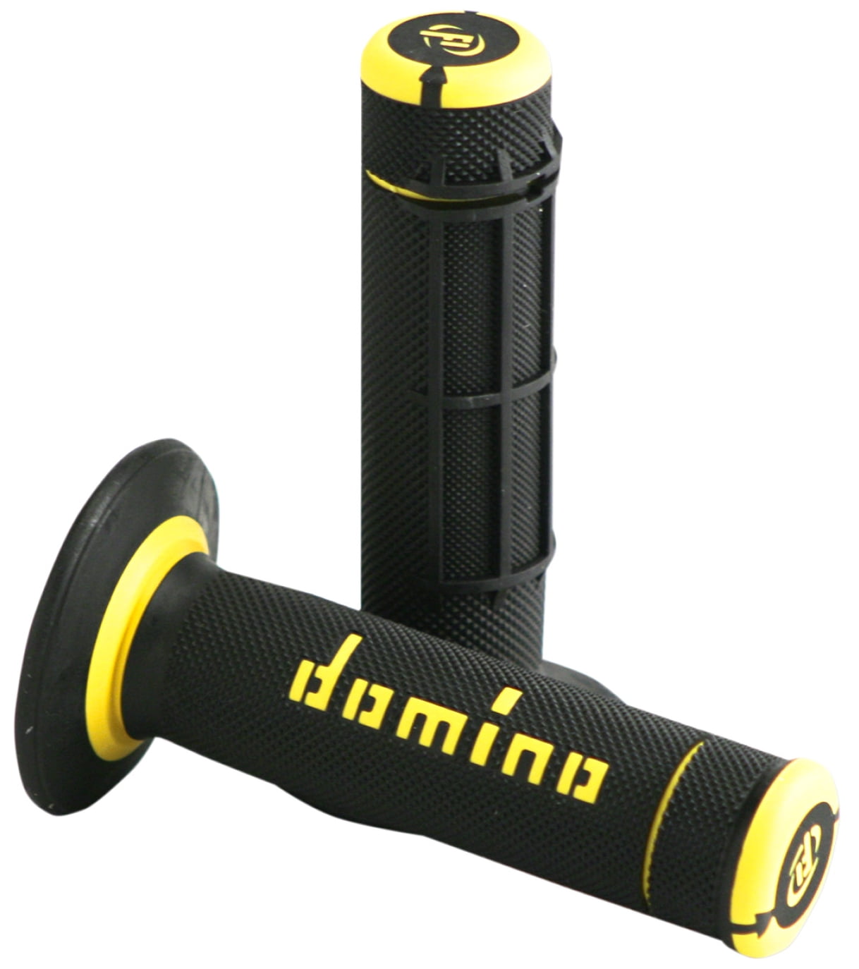 Domino Cross/Enduro Grips (Pair, Black/Yellow (Moto)/Couple Of Cross ...