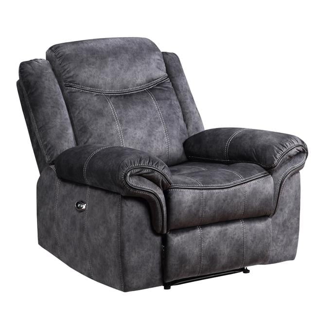 Domino Dark Gray Granite Power Recliner - Walmart.com
