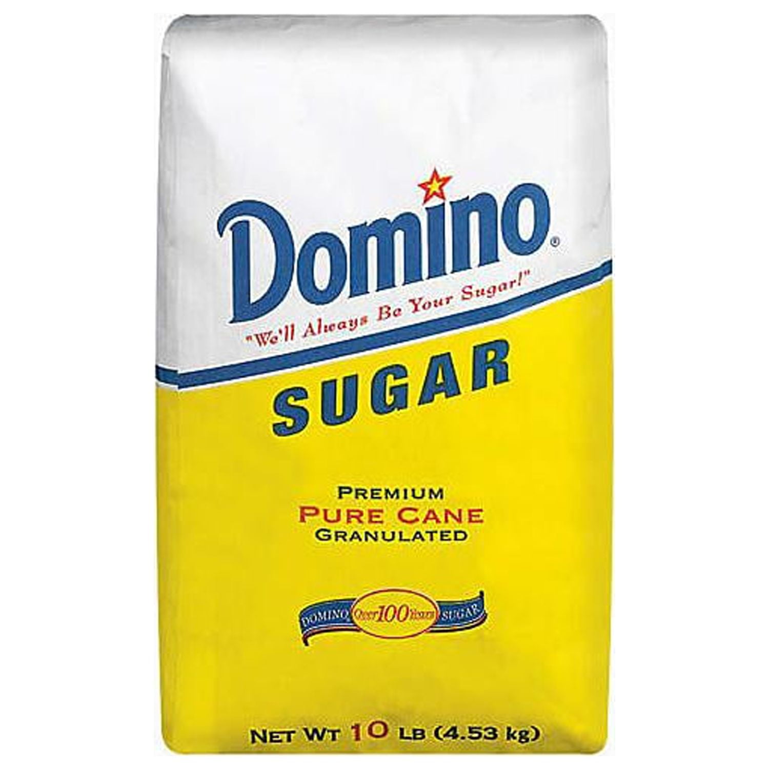 Domino Foods, Granulated Sugar, 10 lbs, Pure Cane, All-Purpose ...