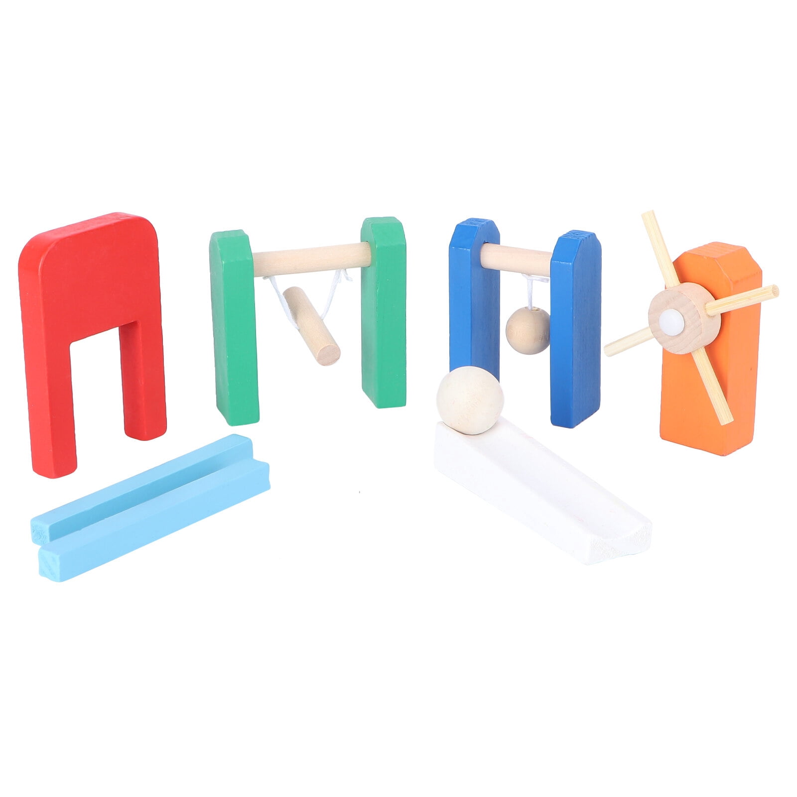 Domino Mechanism Cartoon Blocks Playthings Use Building Child - Walmart.com