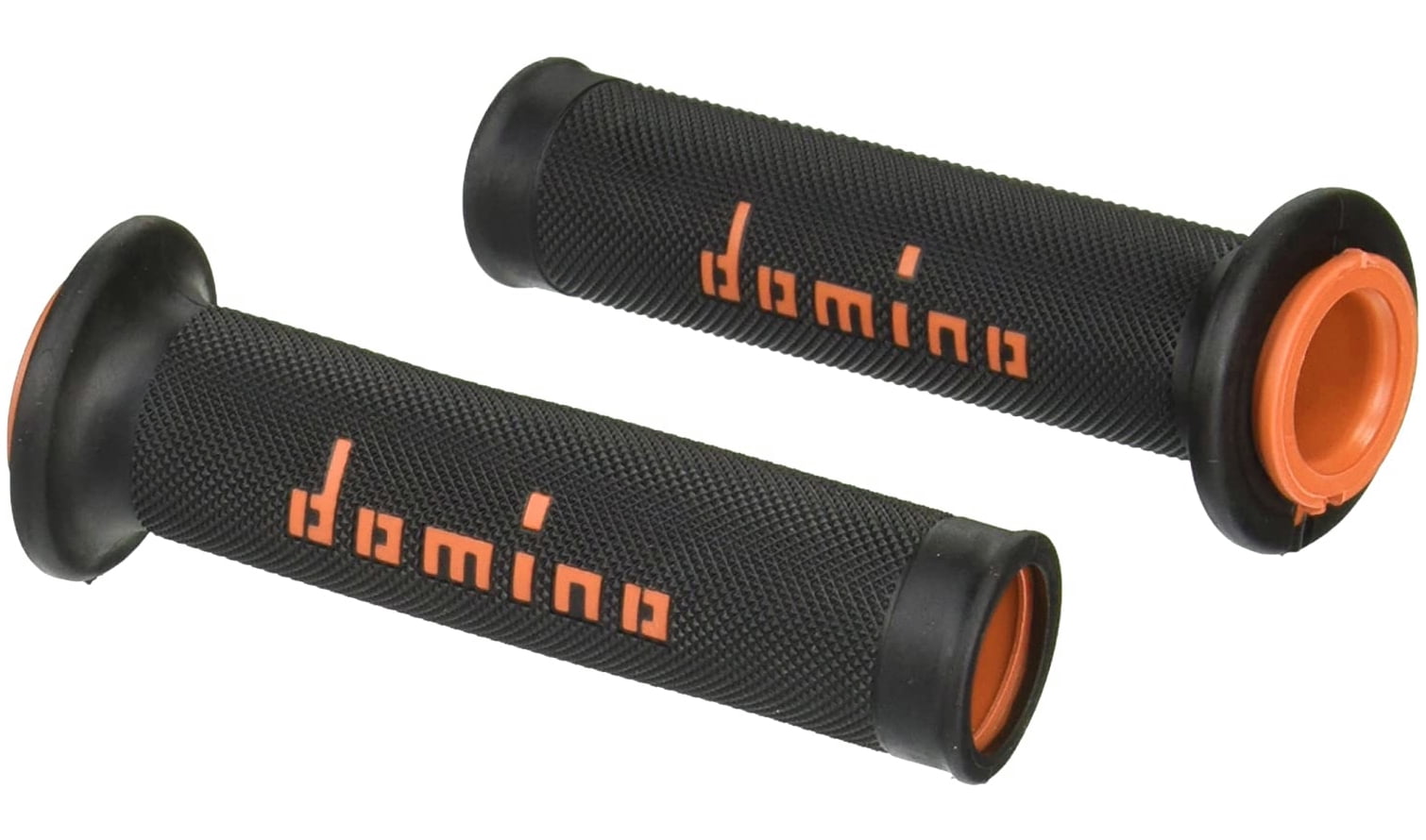 Domino MotoGP Handlebar Grips | Orange/Black | Twist Throttle ...